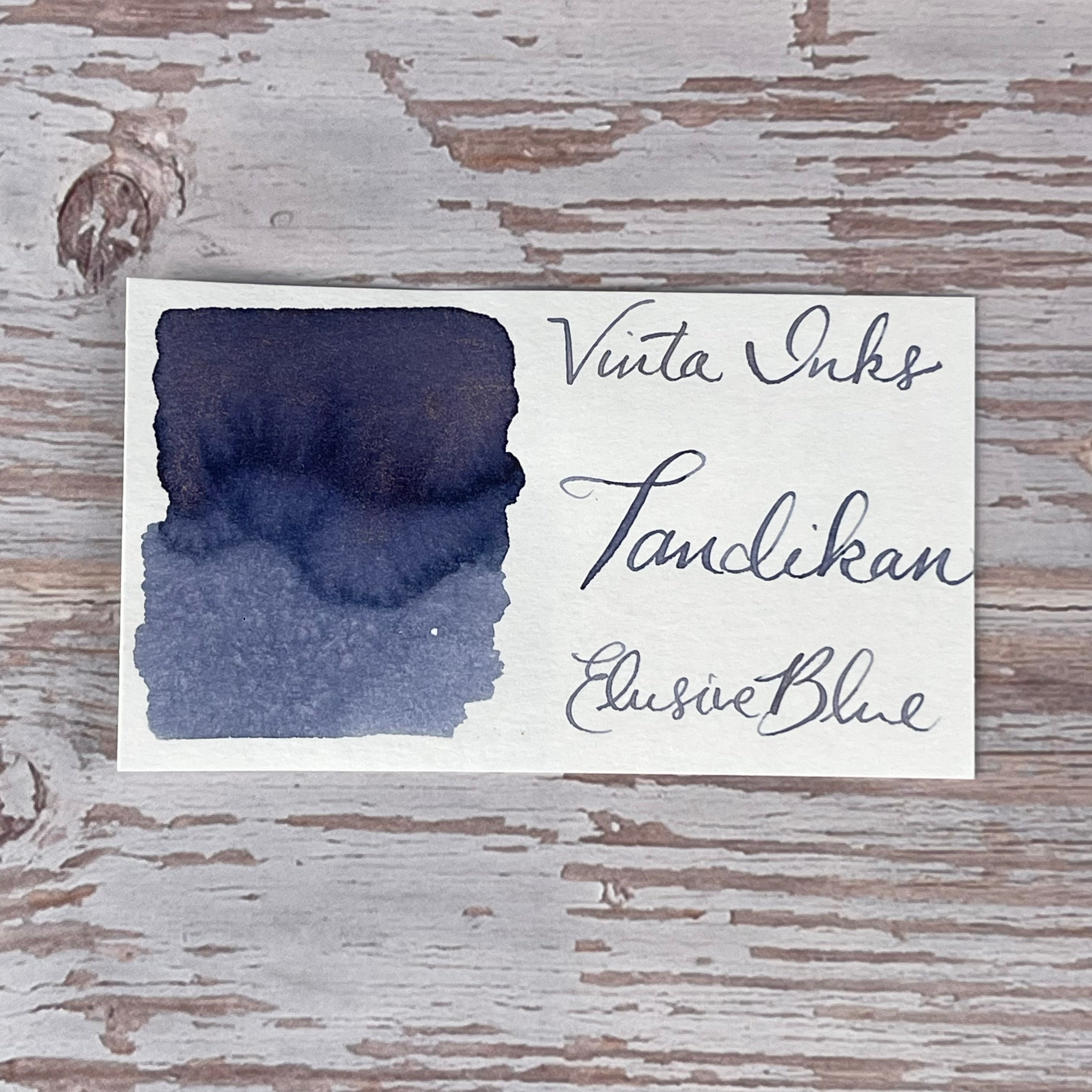 Vinta Elusive Blue (Tandikan 2000) - 30ml Bottled Ink | Atlas Stationers