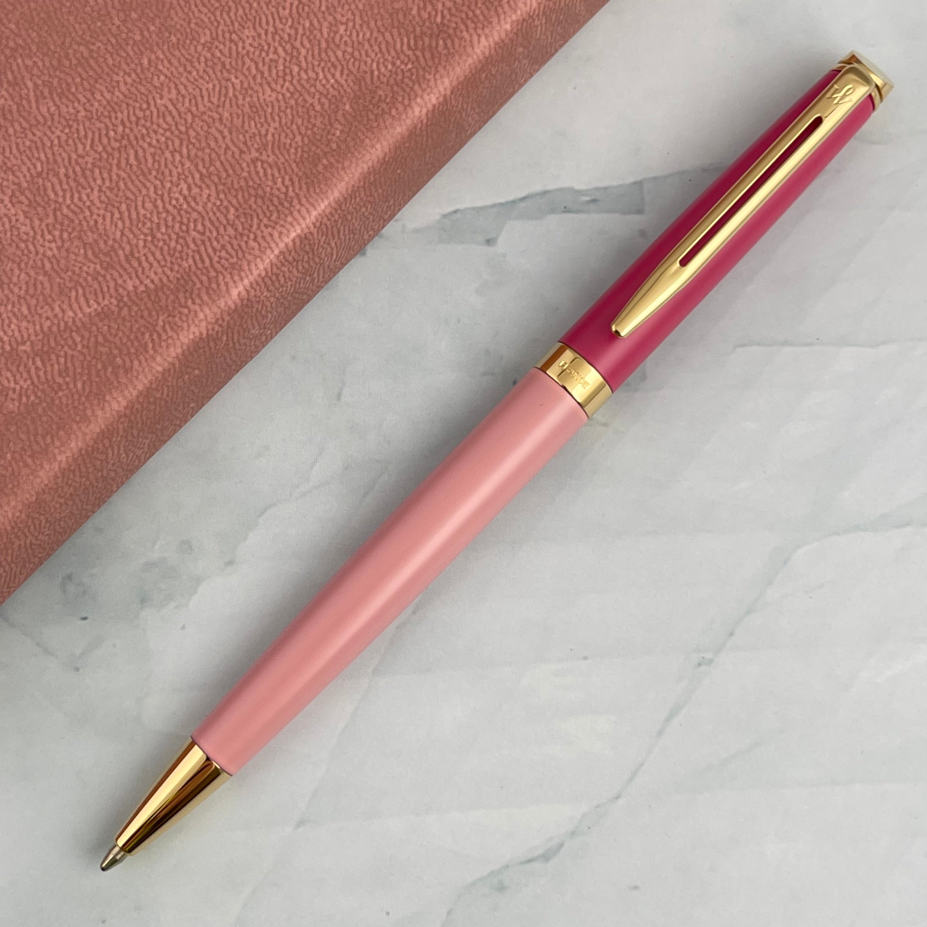 Waterman Hemisphere Color Block Ballpoint Pen - Pink (Special Edition ...