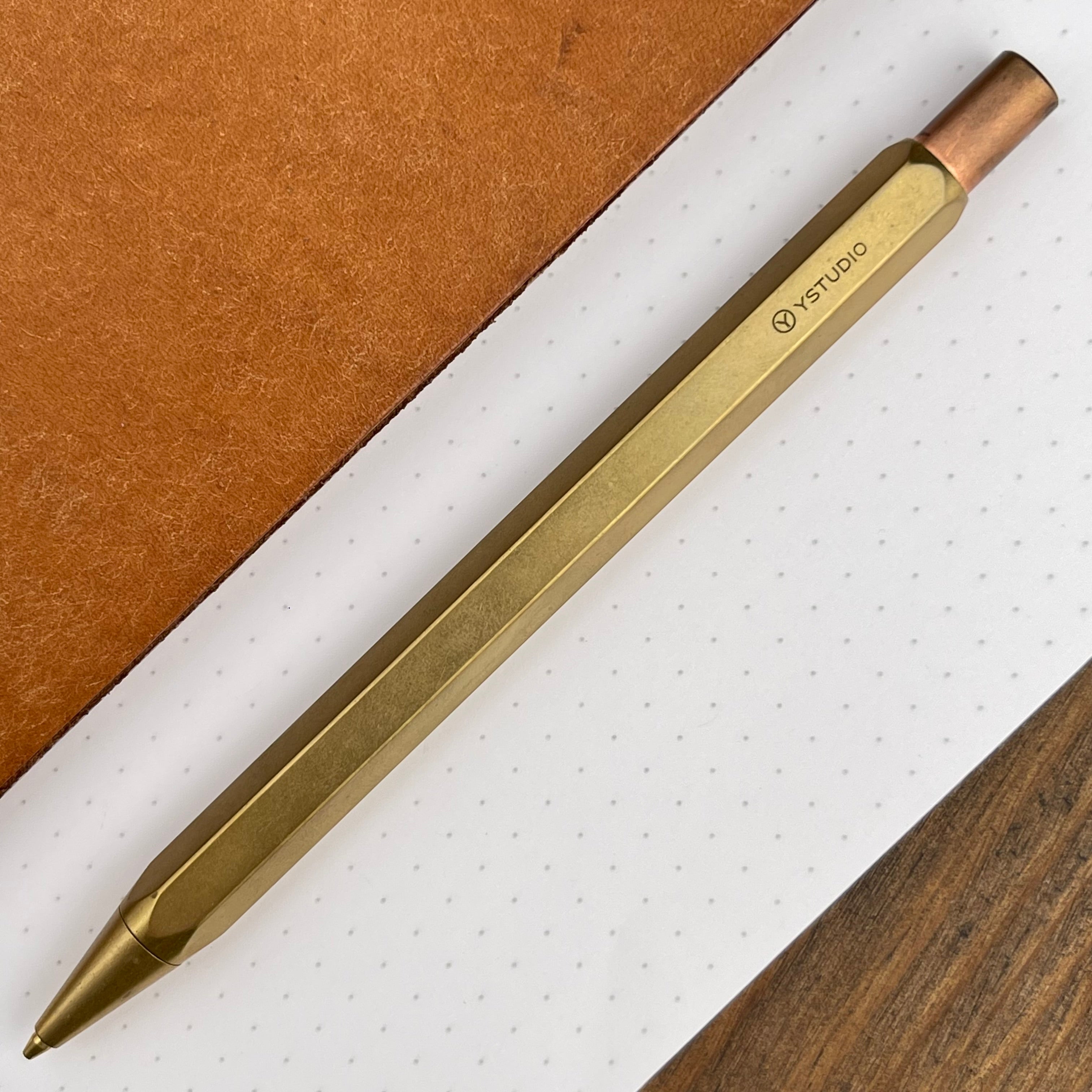 ystudio Classic Mechanical Pencil - Brass | Atlas Stationers