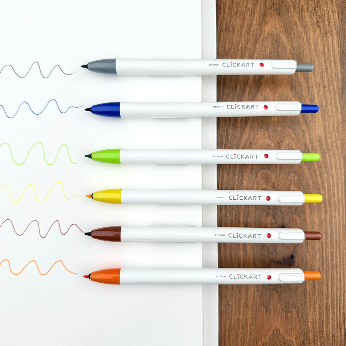 Zebra ClickArt Retractable Marker Pen - .6mm – Atlas Stationers