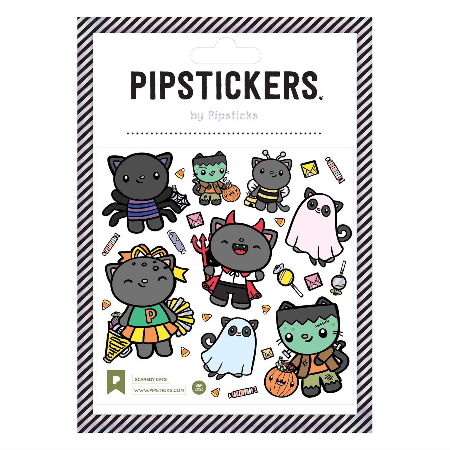 Pipsticks Scaredy Cats Stickers – Atlas Stationers
