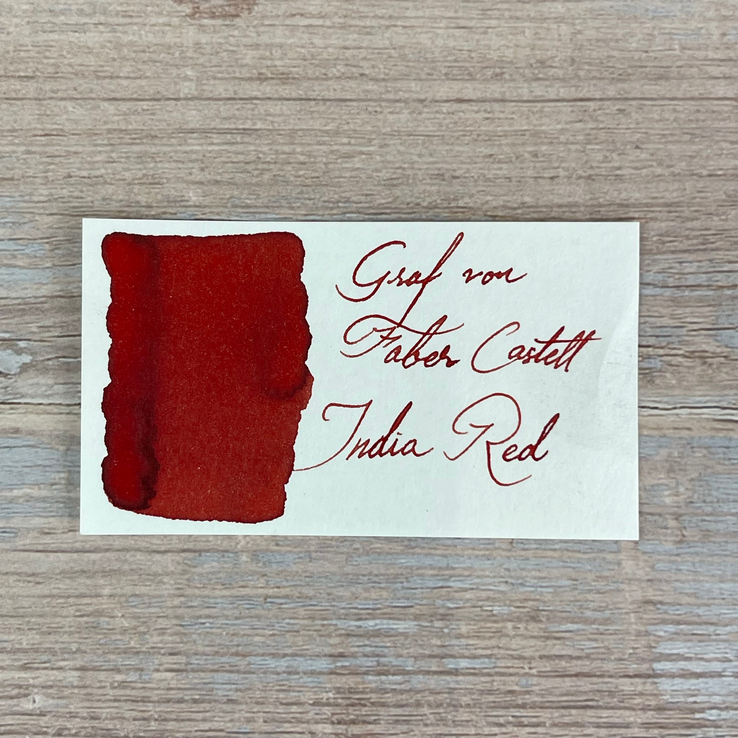 Graf von Faber-Castell India Red - 75ml Bottled Ink | Atlas Stationers