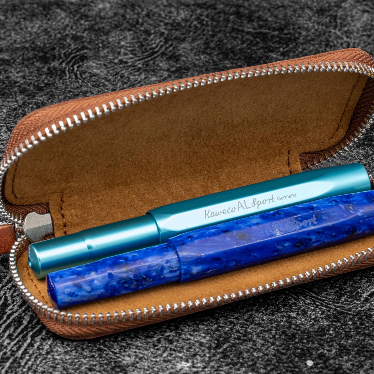 Galen Leather Double Pen Case for Pocket Pen – Atlas Stationers