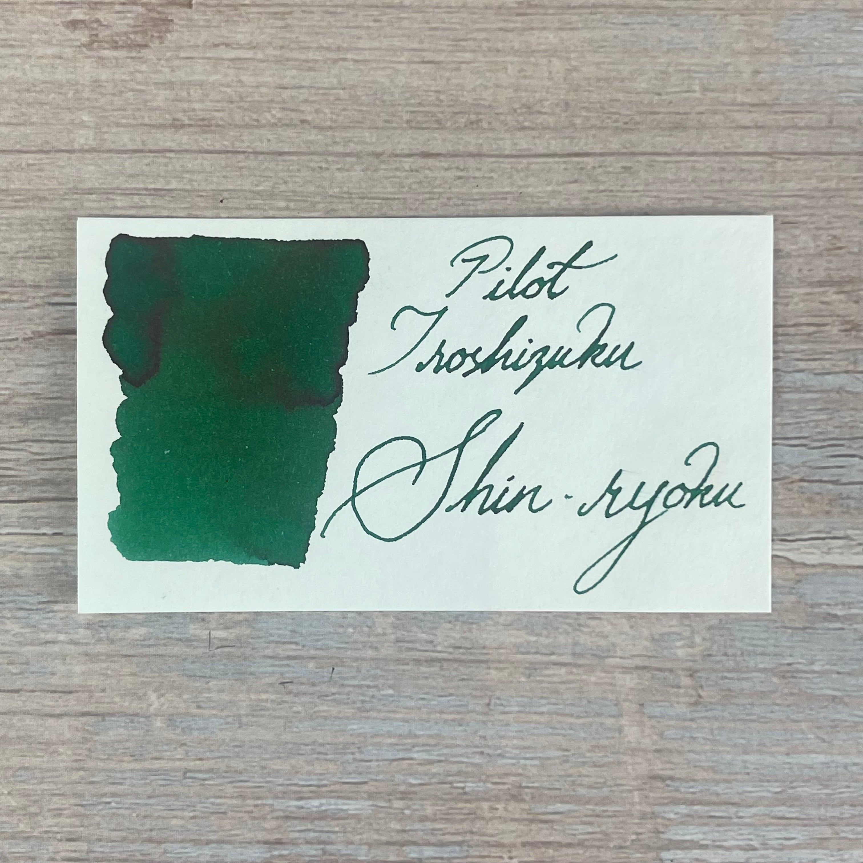 Pilot Iroshizuku Shin-Ryoku - 50ml Bottled Ink | Atlas Stationers