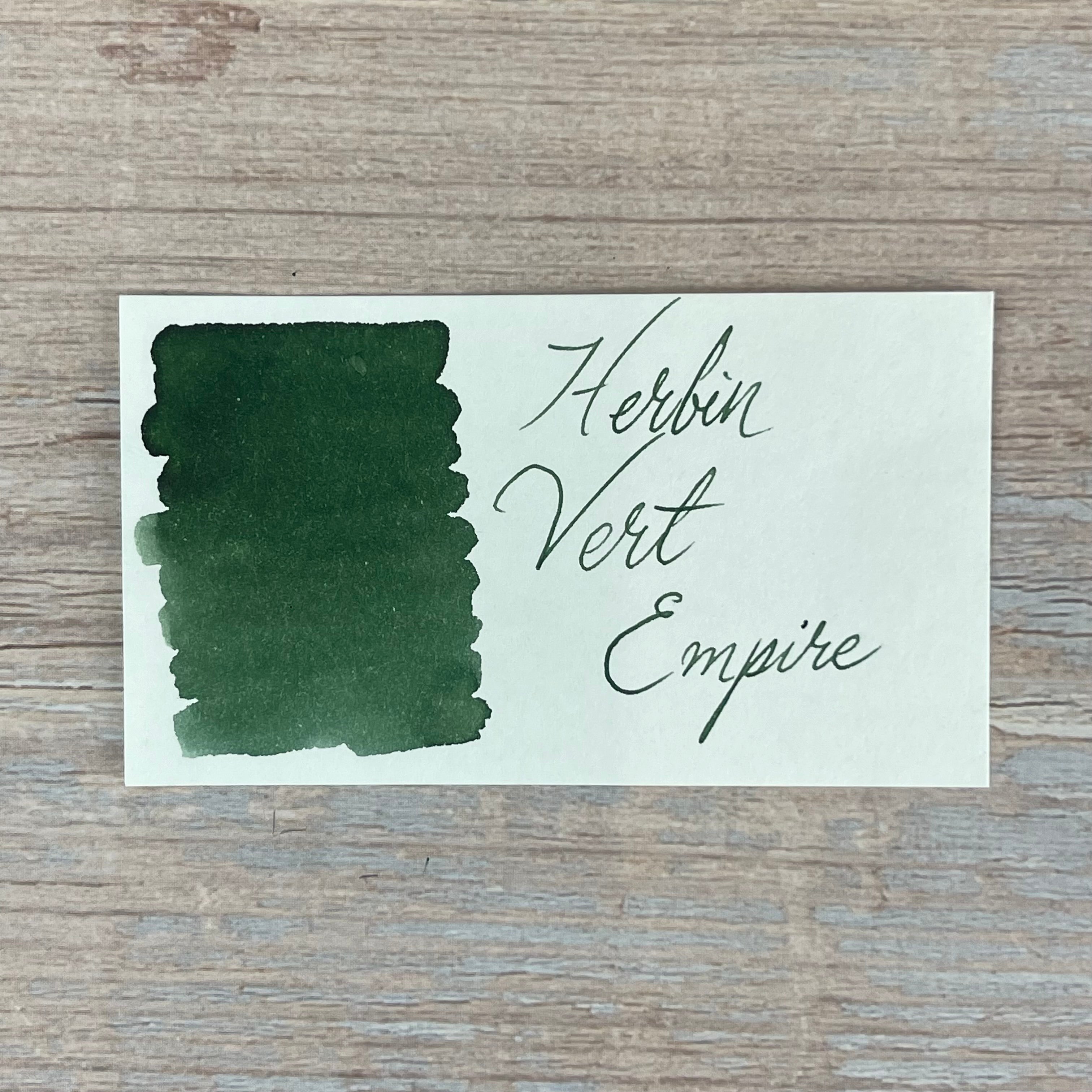 Jacques Herbin Vert Empire - 30ml Bottled Ink | Atlas Stationers