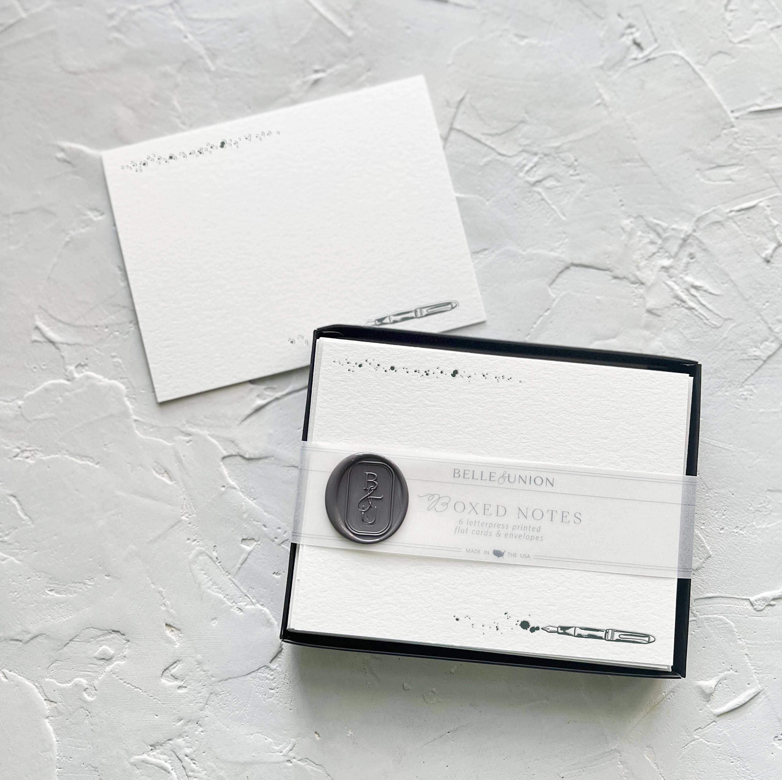 Fountain Pen Boxed Notes | Atlas Stationers