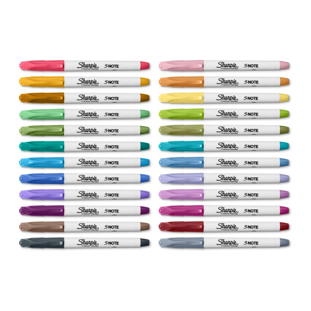 Sharpie S-Note Note Taking Markers Assorted - 24/pk | Atlas Stationers
