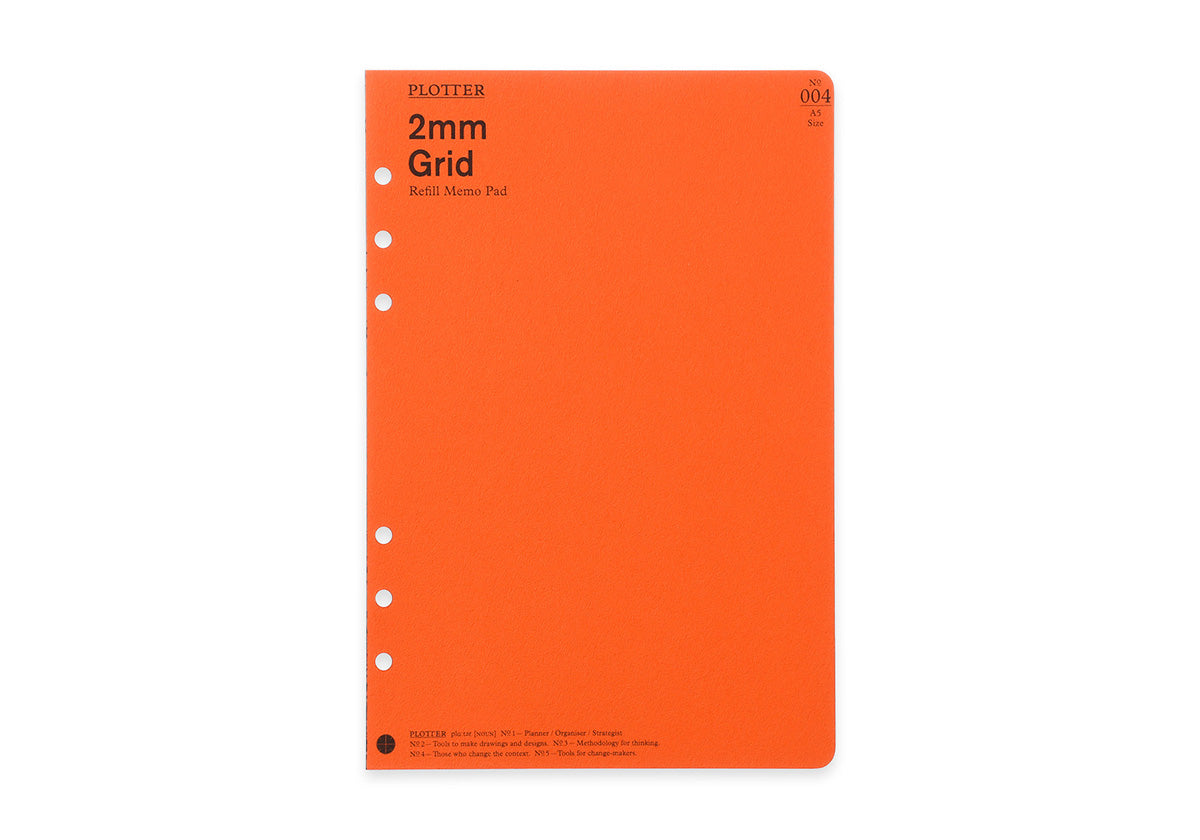 Plotter Refill Memo Pad - Grid - A5 Size – Atlas Stationers