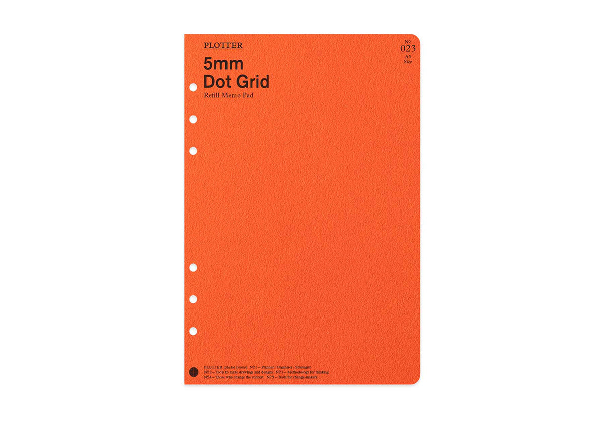 Plotter Refill Memo Pad - Dot Grid - A5 Size – Atlas Stationers