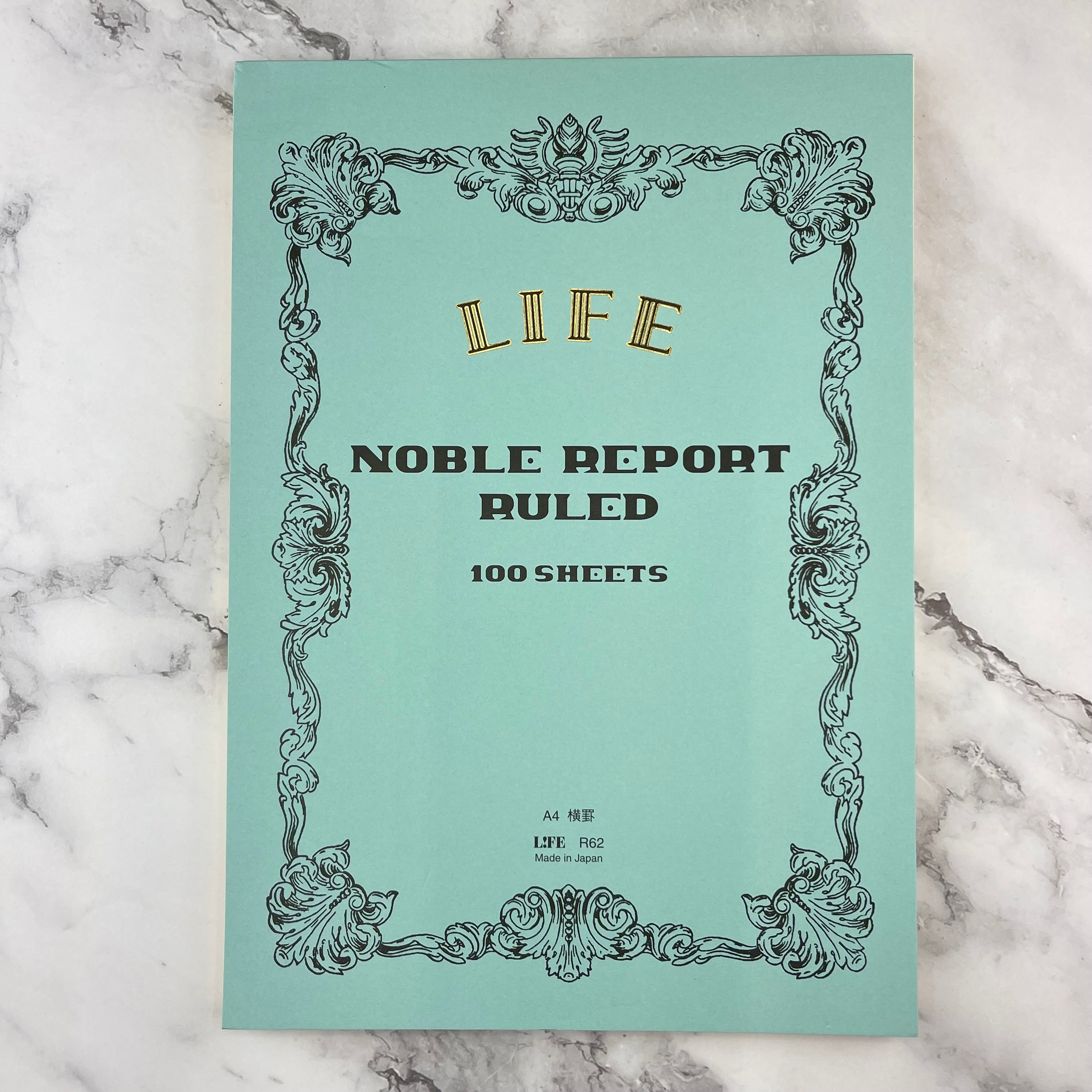 Life Noble Notebook - Blue - Ruled - A4 Top-Bound | Atlas Stationers
