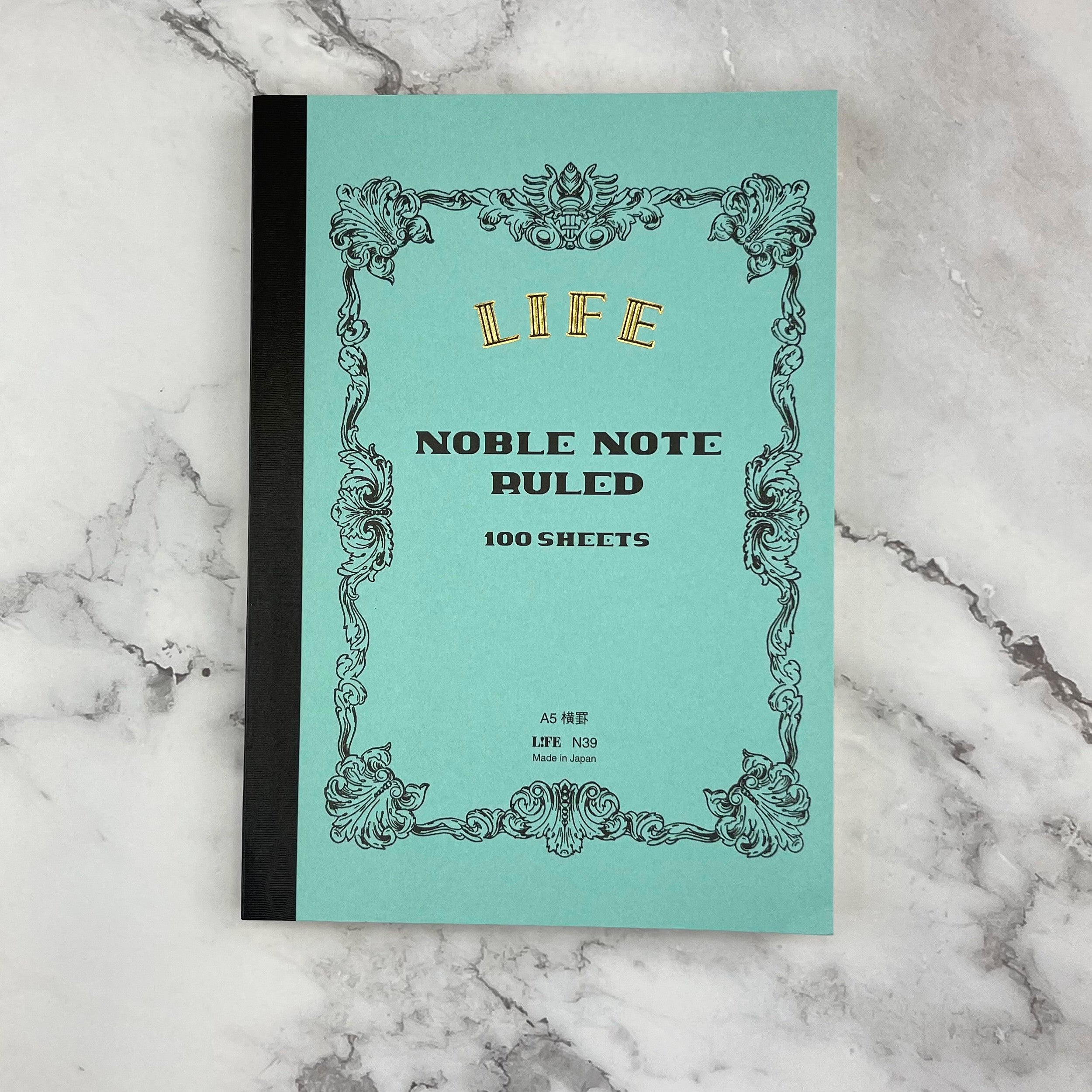 Life Noble Notebook - Blue - Ruled - A5 | Atlas Stationers
