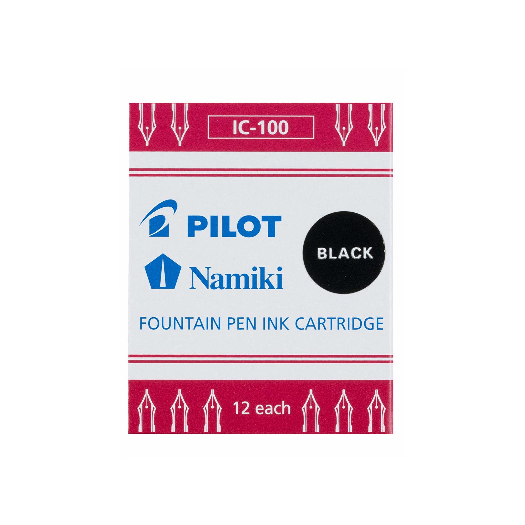 Pilot Ink Cartridge - Black | Atlas Stationers