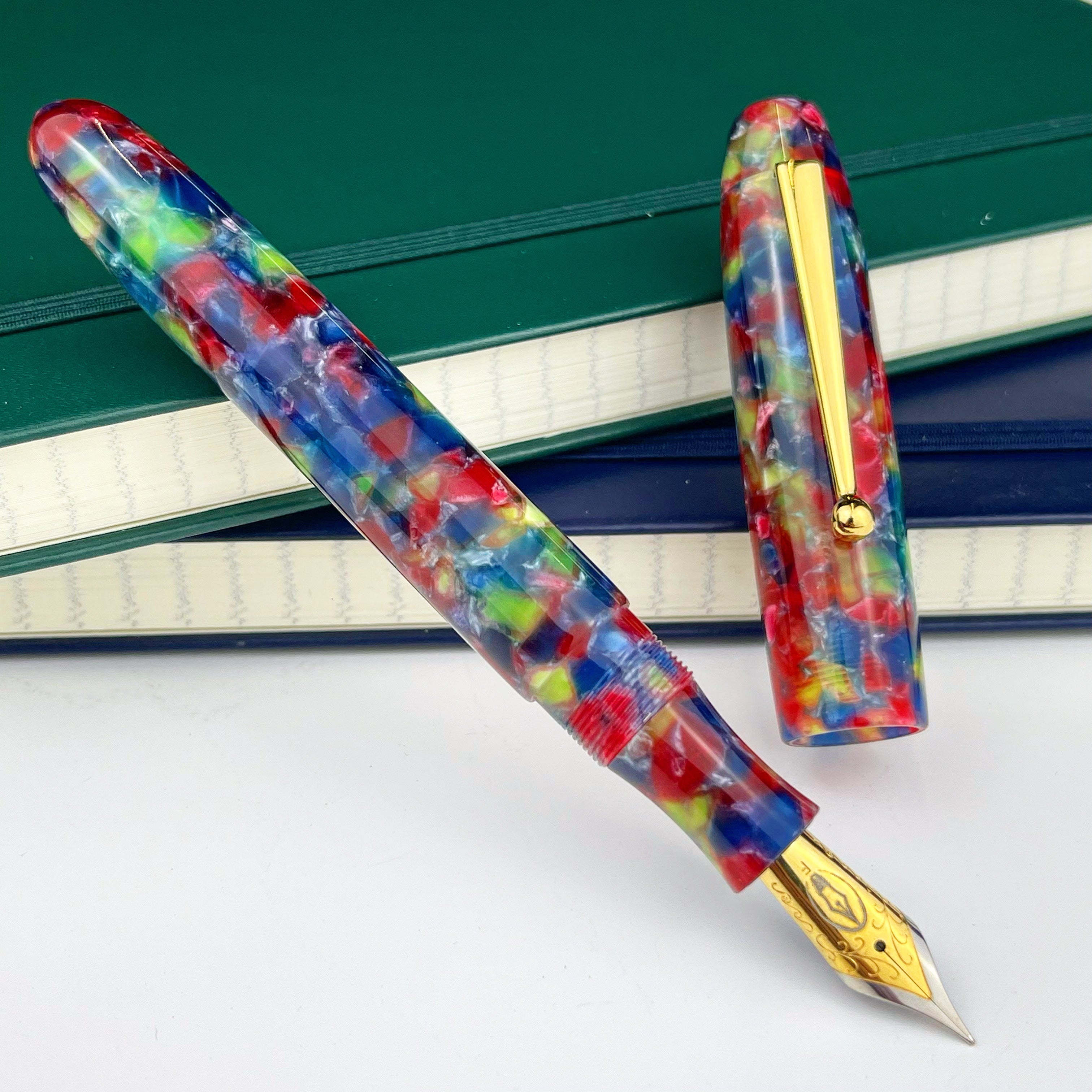 Edison Collier Fountain Pen - Rock Candy | Atlas Stationers