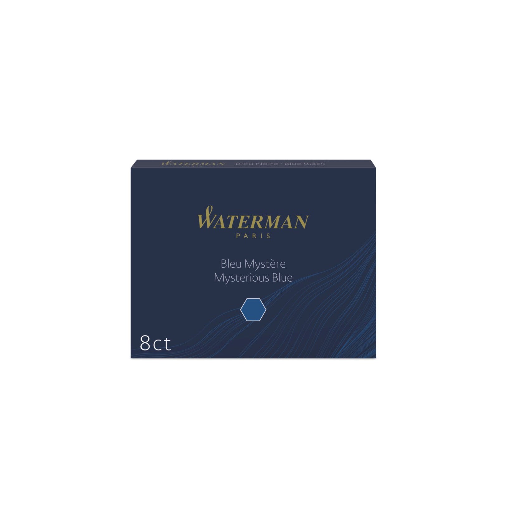 Waterman Fountain Pen Ink Cartridges - Mysterious Blue | Atlas Stationers